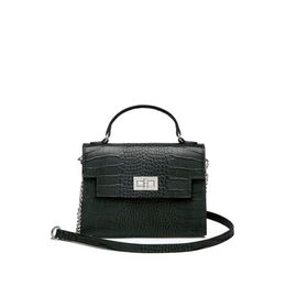 CXL by Christian Lacroix Leder-Henkeltasche "Monceau" in Schwarz - (B)21 x (H)15 x (T)9 cm - 75% | Damen-taschen