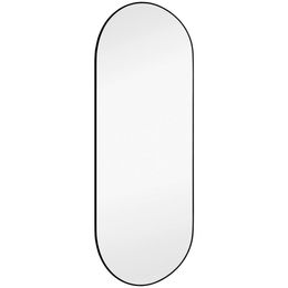 Wandspiegel, Glas, oval, 30x70x0.4 cm, Spiegel, Wandspiegel