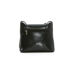 Lia Biassoni Leder-Umhängetasche in Schwarz - (B)24 x (H)20 x (T)6,5 cm - 74% | Damen-taschen