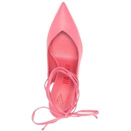 The Attico Hohe Schuhe - Pointed Toe Pumps With Strap Detail In Pink Leathe - Gr. 36 (EU) - in Rosa - f&uuml;r Damen