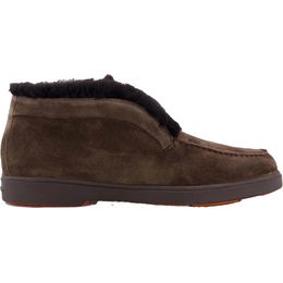 Santoni Loafer - Dames Fortune Fur Loafer Bruin - Gr. 36 (EU) - in Braun - f&uuml;r Damen