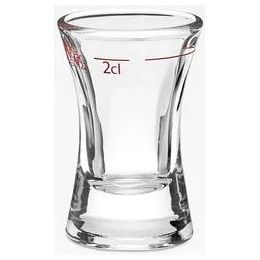 Schnapsglas Van Well "Wachtmeister Rotring", transparent, B:4,5cm H:6,8cm &Oslash;:4,5cm, Glas, Trinkgef&auml;&szlig;e, 0,2 L, geeicht, Sp&uuml;lmaschinengeeignet, Gastronomiequalit&auml;t, 24-tlg.