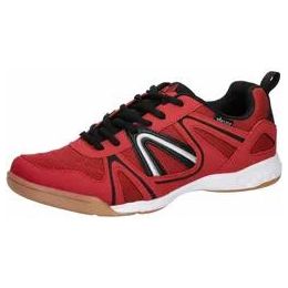 Hallenschuh Lico "Sportschuh Fit Indoor", Herren, Gr. 45, rot, Synthetik, Schuhe Hallenschuh