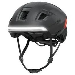 Fahrradhelm Abus "HYP-E BL.ACE" Gr. M, grau (grau (volcano titan)), Helme, M Kopfumfang: 54cm - 58cm