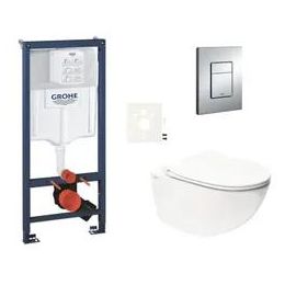 Grohe SAT Infinitio H&auml;nge-WC Set f&uuml;r Trockenbau / Vorwandinstallation SIKOGRSIN11E