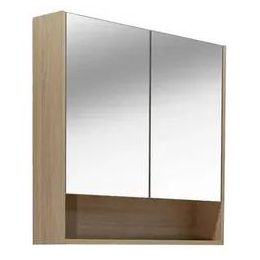 Naturel Lucca Spiegelschrank 80x75 cm Eiche LUCCA80CABD