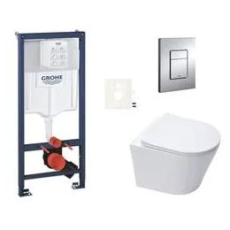 Grohe SAT Infinitio H&auml;nge-WC Set f&uuml;r Trockenbau / Vorwandinstallation SIKOGRSIN10E