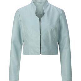 Mainpol Damen Lederblazer aus reinem Lammnappa kalkmint Größe 40