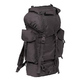 Rucksack Brandit "Brandit Accessoires Nylon Military Backpack", Gr. onesize, schwarz, Polyester, Rucksäcke