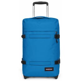 Weichgepäck-Trolley Eastpak "TRANSIT'R S", Kinder, Gr. B/H/T: 32,5cm x 51cm x 23cm 42 l, blau (azure blau), Polyester, Koffer, Handgepäck-Koffer Reisegepäck Reisekoffer mit TSA Schloss Reisetasche