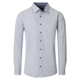 Langarmhemd Casamoda "Casamoda Freizeithemd Print", Herren, Gr. 3XL, Normalgrößen, grün, 100% Baumwolle, bedruckt, lässig geschnitten, Hemden