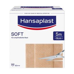 Beiersdorf AG Hansaplast Soft Pflaster 8 cmx5 m Rolle 1 St