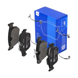 ATE Bremsbelagsatz, Scheibenbremse 13.0460-7355.2 hinten rechts links mit Zubeh&ouml;r f&uuml;r SKODA SEAT FORD VAG 5WA698451K 5WA698451J 5WA698451F