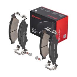 Brembo Bremsbelagsatz, Scheibenbremse vorne rechts links mit Zubeh&ouml;r f&uuml;r FORD AUSTRALIA VW USA ASIA & OCEANIA MAZDA 2HJ698137C 2HJ698137B MB3C2001AA P