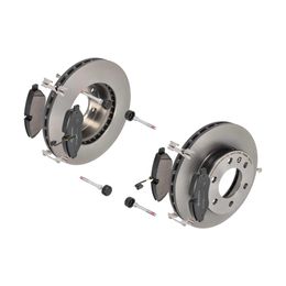 Brembo Bremsensatz-Vorderachse COATED DISC LINE / STANDARD IJZJSGG3K5 Bremsensatz, Scheibenbremse vorne rechts links innenbel&uuml;ftet 300mm f&uuml;r SKODA VW