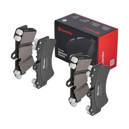 Brembo Bremsbelagsatz, Scheibenbremse vorne rechts links mit Ausgleichsgewichten f&uuml;r SKODA VW SEAT AUDI PORSCHE 95535193912 7L0698151C 95535193913 P 8
