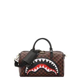 Sprayground Reisetasche 'SAWTOOTH SHARKS IN PARIS MINI DUFFLE' Damen Größe One Size braun / rot / schwarz / weiß