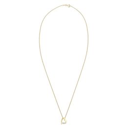 Elli DIAMONDS Kette 'Herz' Damen Größe 45 gold / transparent