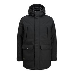 Jack & Jones Plus Jack & Jones Plus Winter Parka 'JJFINN' male Black size 5XL