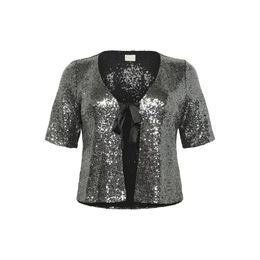 Kaffe Curve Bolero 'KClaurie' female Silver size M