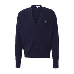Lacoste Strickjacke Herren Größe XXL navy / grün / weiß