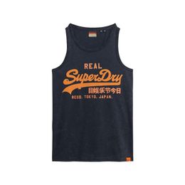 Superdry Top Größe M marine / orange