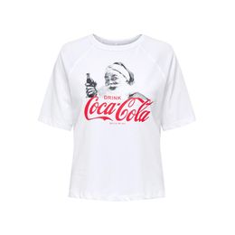 Only Carmakoma Shirt 'CARCOCA COLA XMAS' female White size XL-54