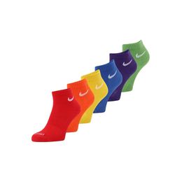 Nike Sportsocken 'Everyday Plus' Herren Gr&ouml;&szlig;e 34/38 blau / dunkelgelb / gr&uuml;n / dunkellila / dunkelorange / rot