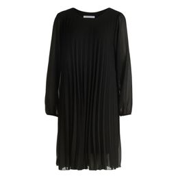 BETTY & CO BETTY & CO Chiffonkleid mit Plissee in Schwarz | Gr.: S