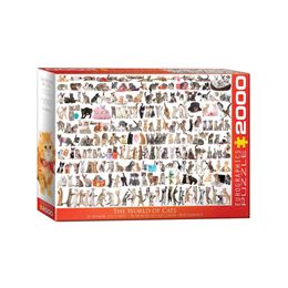Eurographics 8220-0580 - Welt der Katzen, Puzzle - Ab 12 Jahren | Gr.: onesize