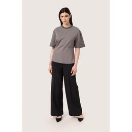 Soaked in Luxury T-shirt SLMagana Gerade Passform in Dark Gull Gray | Gr.: S