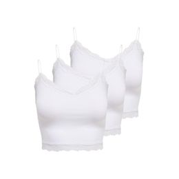 Only T-Shirt 3er Pack in Weiß | Gr.: L/XL