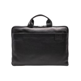 Strellson Hyde Park Kevin Laptoptasche Leder 38 cm in black | Gr.: onesize