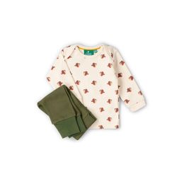Little Green Radicals Bio T-Shirt und Jogger Set in Creme | Gr.: 2-3 Jahre