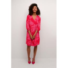 Culture Kleid CUpolly Relaxed fit in Red/Pink Paisley | Gr.: L