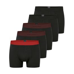 Schiesser 95/5 Baumwolle, Single-Jersey Pants im 5er-Pack in schwarz | Gr.: 7