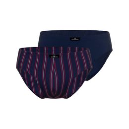 Götzburg Götzburg Baumwolle, Single-Jersey Slip 2er-Pack in marine | Gr.: 8