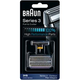 Braun Ersatzscherkopf "Series 3 - 31S" in Silber | Gr.: onesize