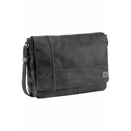 Camel Active LAOS Messengerbag mit gepolstertem Laptopfach in Schwarz | Gr.: onesize