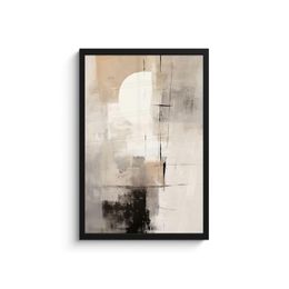 MuchoWow Poster mit Bilderrahmen Grau | Gr.: 40x60 cm