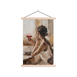 MuchoWow Poster mit Leiste Wein | Gr.: 60 x 40 cm