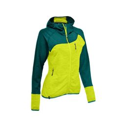 Maul Sport Fleecejacke "Riedlerspitz II" in Petrol/ Limette | Gr.: 46