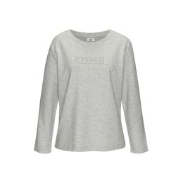 Copenhagen Studios Langarmshirt in hellgrau | Gr.: 36-38