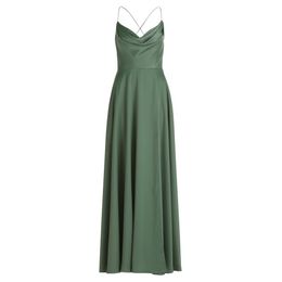 Vera Mont Abendkleid mit Wasserfallausschnitt in Light Aventurine | Gr.: 42