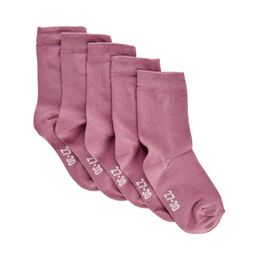 Minymo Kinder Socken in Lila | Gr.: 15-18