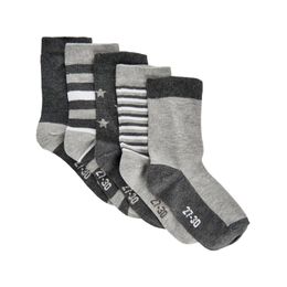 Minymo Kinder Socken in Grau | Gr.: 35-38