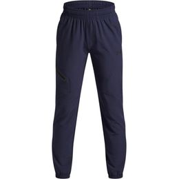 Under Armour Sweat Pant "B Unstoppable Woven Jogger" in Blau | Gr.: XL