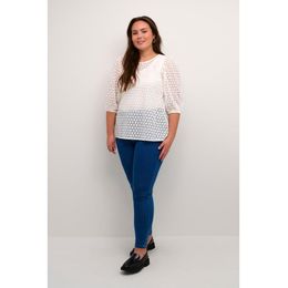 Kaffe curve Langarm-Bluse KClorena Regular fit in Chalk | Gr.: 54