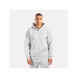 Smilodox Zip Hoodie Ilyas in Grau Melange | Gr.: S