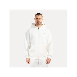 Smilodox Zip Hoodie Cedrik in Creme | Gr.: M